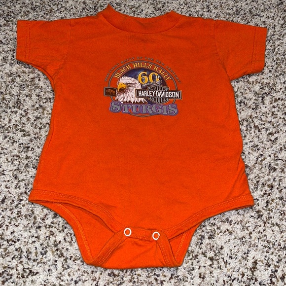 Harley-Davidson | One Pieces | Baby Sz 8m Harley Davidson Sturgis Black ...